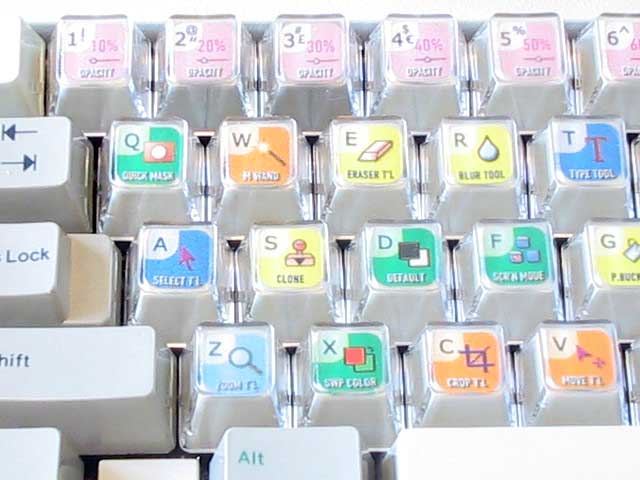 1993 model M custom keyboard Photoshop keys 03-23-93 – ClickyKeyboards