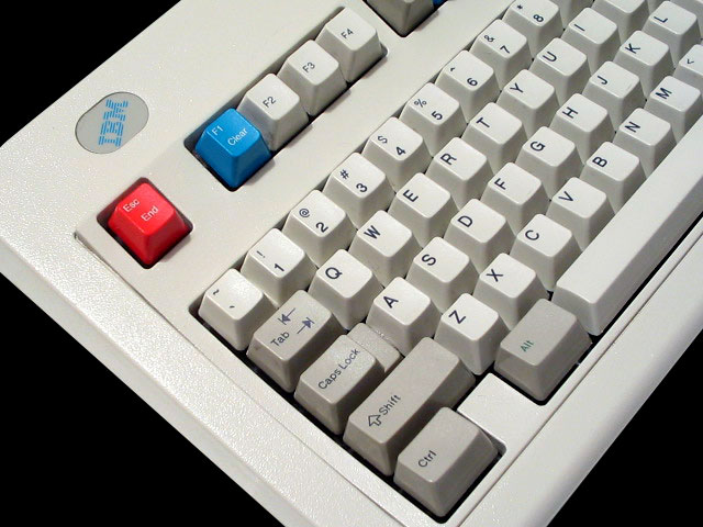 1993 IBM model M, custom color keys (52G9658) 06-26-93 – ClickyKeyboards